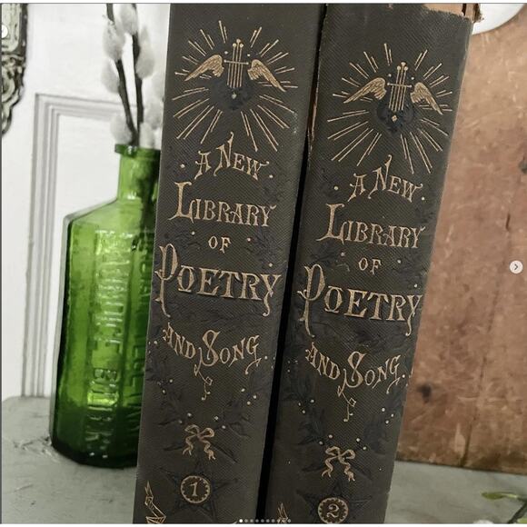 Antique | Accents | Antique 883 New Library Poetry Song Volumes 12 ...